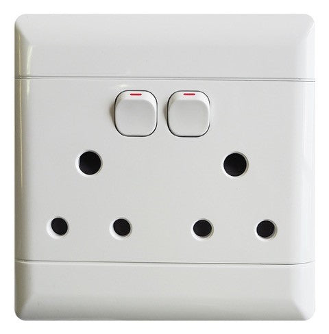 MR ELECTRIC DOUBLE SWITCH SOCKET 4X4 – Mr Electric
