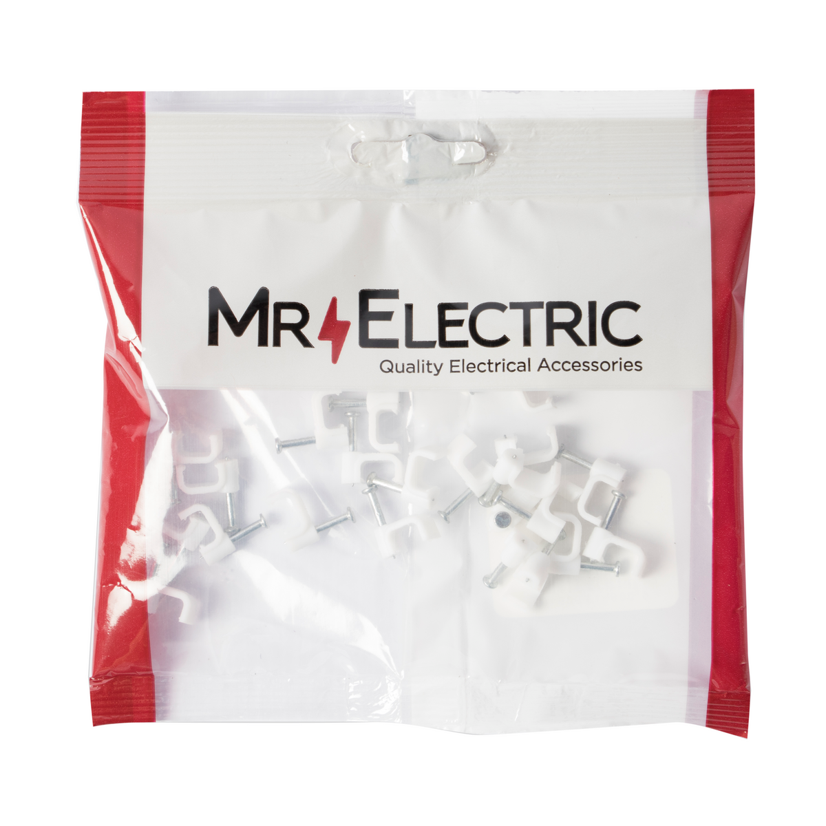 PRE-PACK FLAT CABLE CLIPS 5MM WHITE (PP25) – Mr Electric