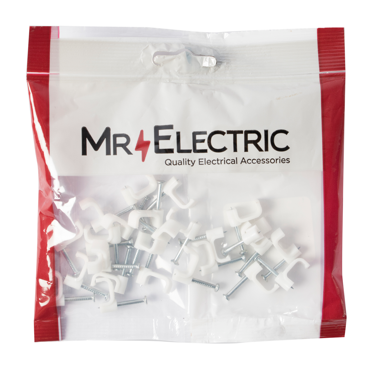 PRE-PACK FLAT CABLE CLIPS 8,5MM WHITE (PP25) – Mr Electric