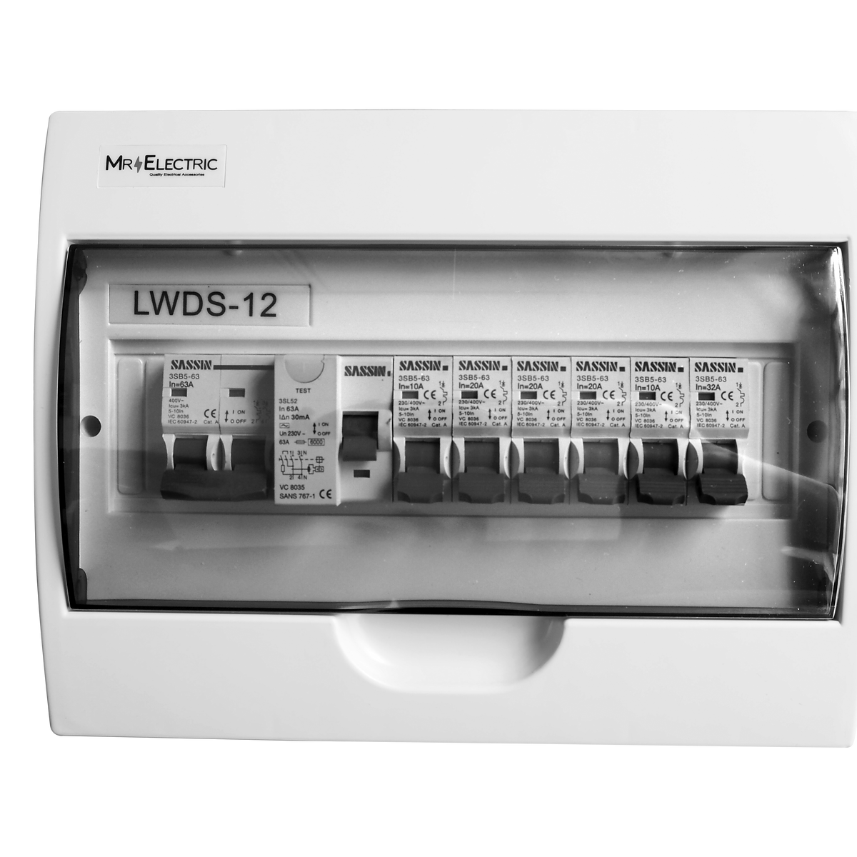 PVC SIMPLEX DISTRIBUTION BOARD - 12 WAY SURFACE – Mr Electric