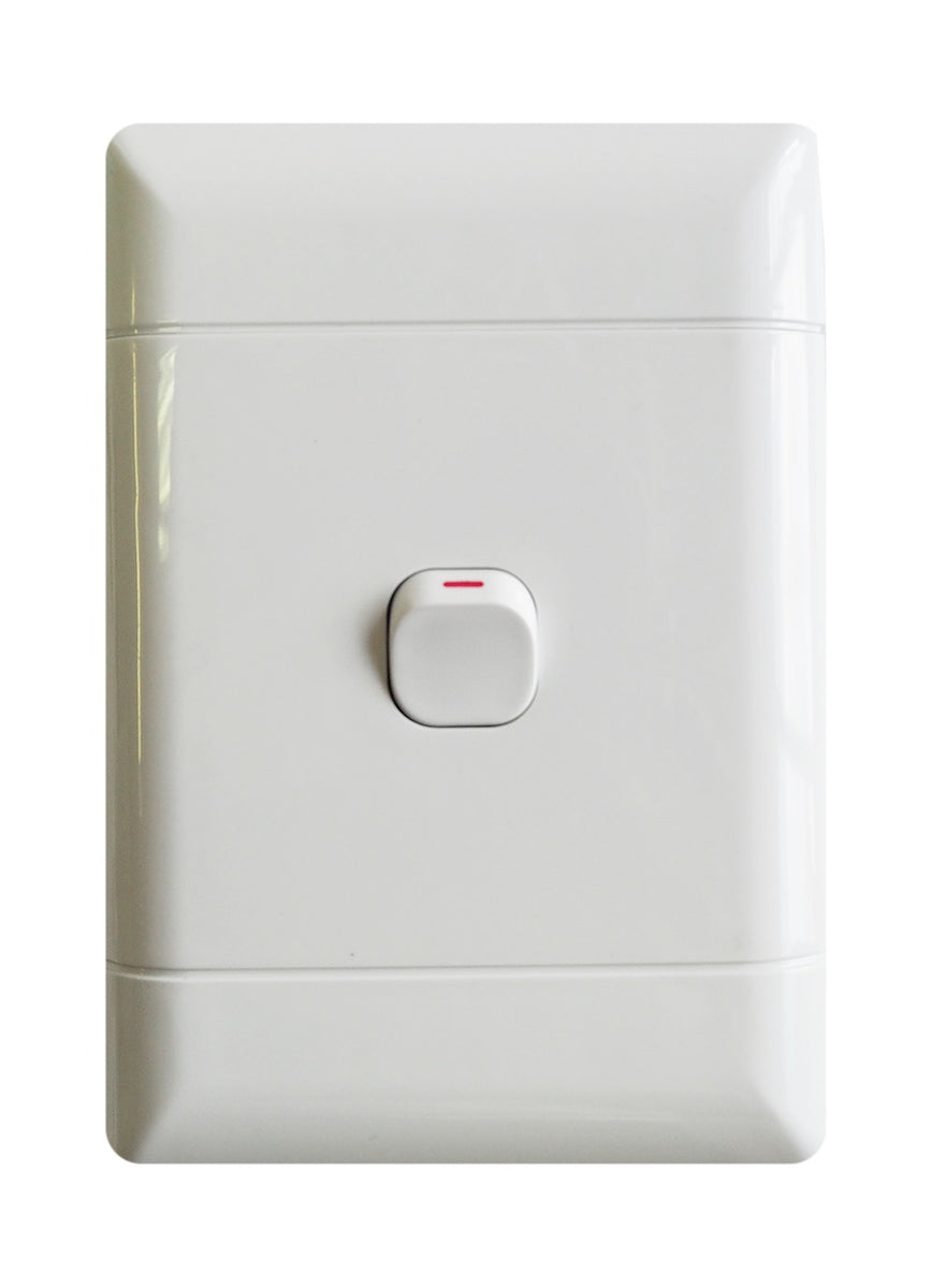 PRE-PACK MR ELECTRIC 1 LEVER 1 WAY SWITCH + PLASTIC COVER 4x2 – Mr Electric