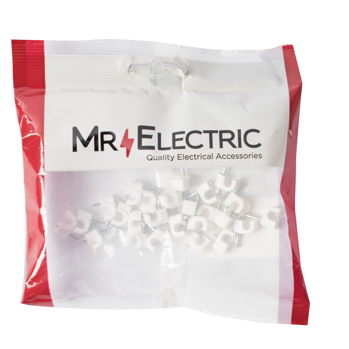 PRE-PACK ROUND CABLE CLIPS 5MM WHITE (PP25) – Mr Electric